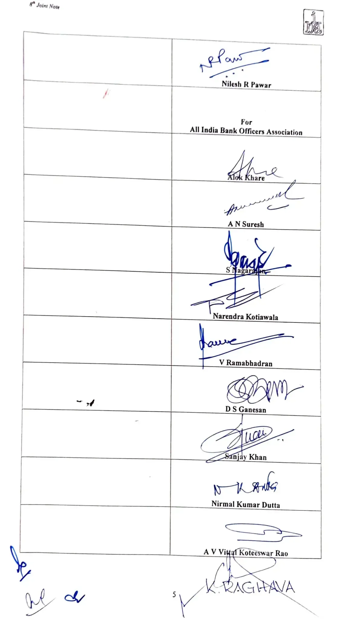 Officers Joint Note dated 11.11.2020 (Applicable date 01.11.2017 ...