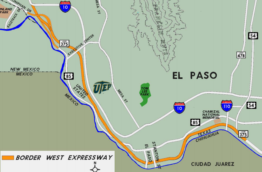 El Paso Development News: Loop 375 Extension Now Called 'Border West ...