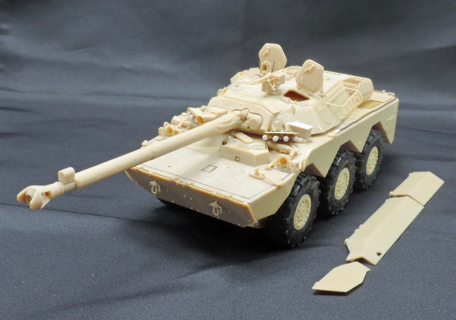 Pete's Model World : AMX-10 RCR Ready For Primer & Paint