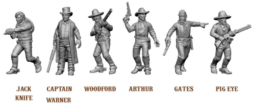 Wargame News and Terrain: Knuckleduster Miniatures: New Texas Rangers ...