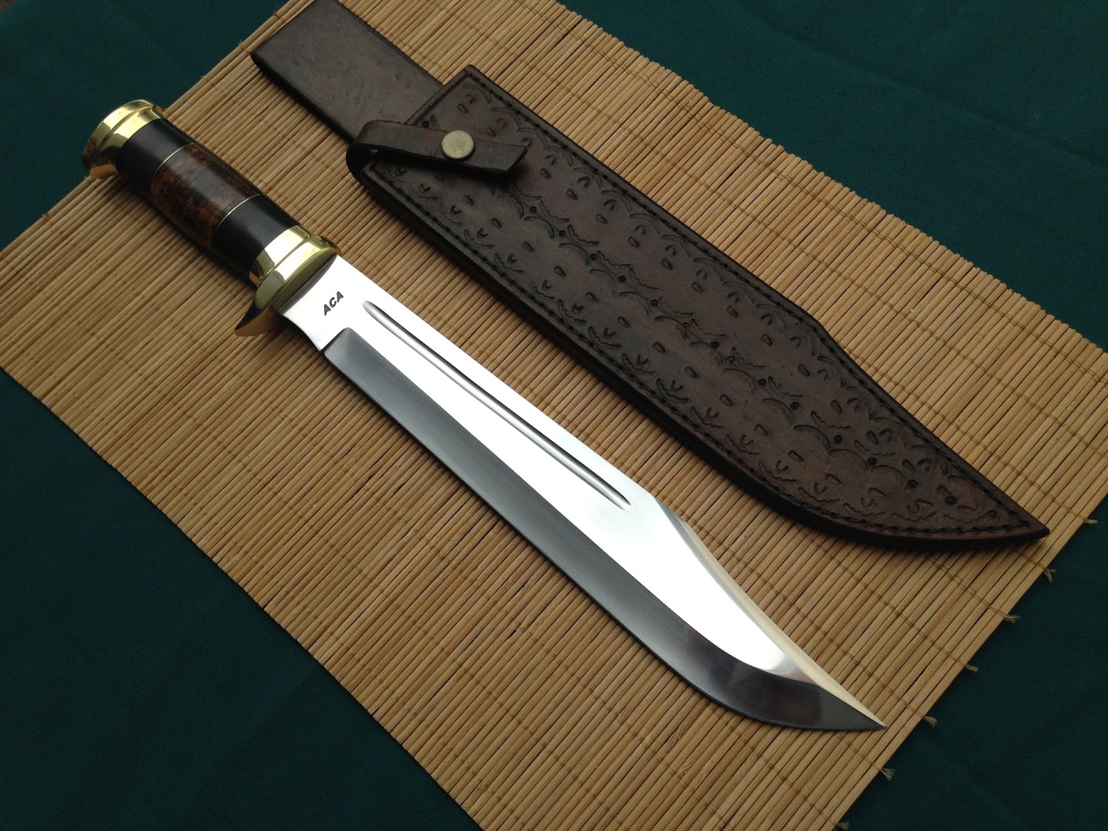 ACA Ariel Facas Artesanais: FACA BOWIE CROCODILO DUNDEE