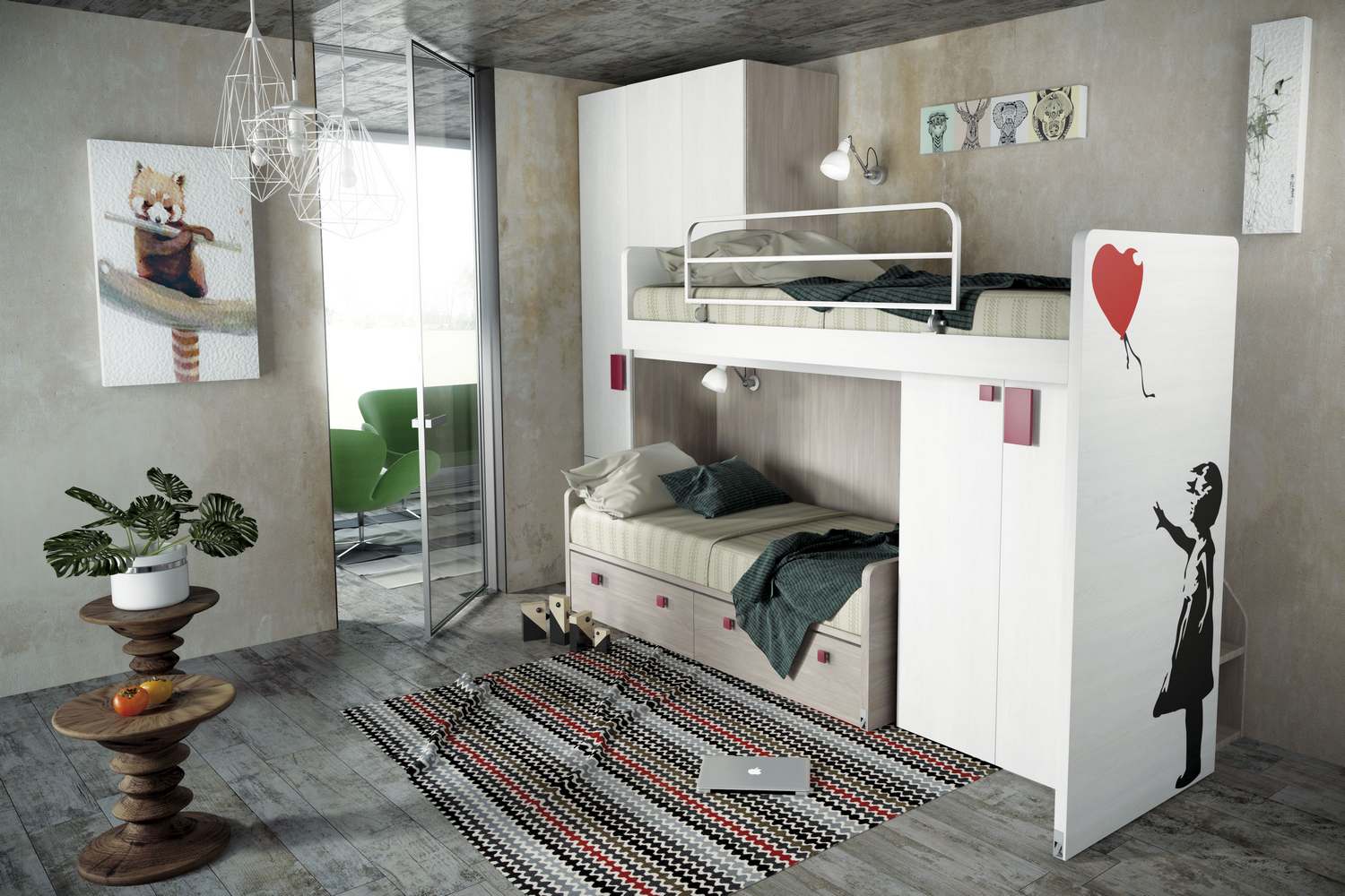 BONETTI CAMERETTE BONETTI BEDROOMS: CAMERETTE TUMIDEI