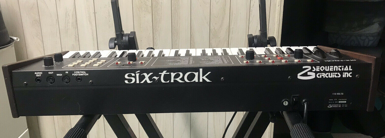 MATRIXSYNTH: Sequential Circuits Six-Trak Synthesizer SN 004433