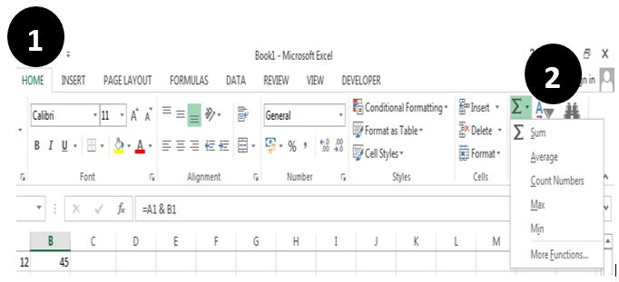 Important QnA Formulas In Excel 2016 For Class 7