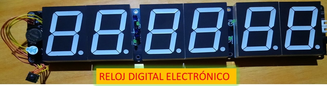 RELOJ (RTC) DIGITAL ELECTRÓNICO CON PIC | DIGITAL ELECTRONIC CLOCK (RTC ...