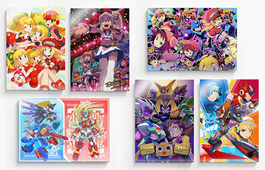 Rockman Corner: E-Capcom Rockman 30th Anniversary Artbook & Artwork ...