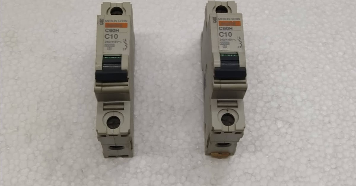 MERLIN GERIN C60H C10 3303430111412 CIRCUIT BREAKER C60H-3P-10A