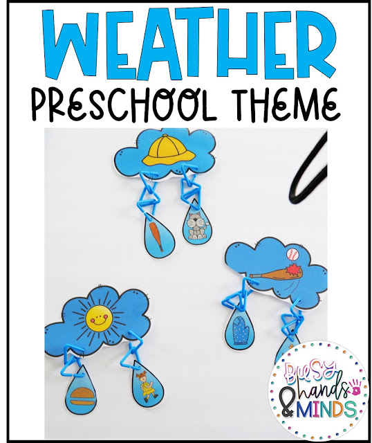 Weather Preschool Theme | Busy Hands and Minds