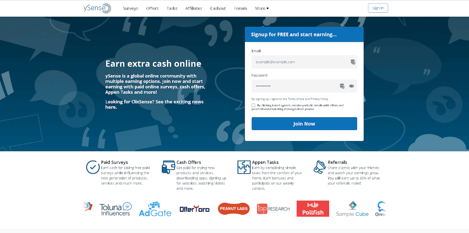 Работа на дома с ySense | Сделать Сайт Самому.