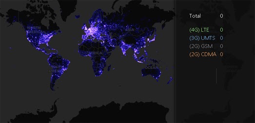 Maps Mania: Worldwide Cell Tower Distribution