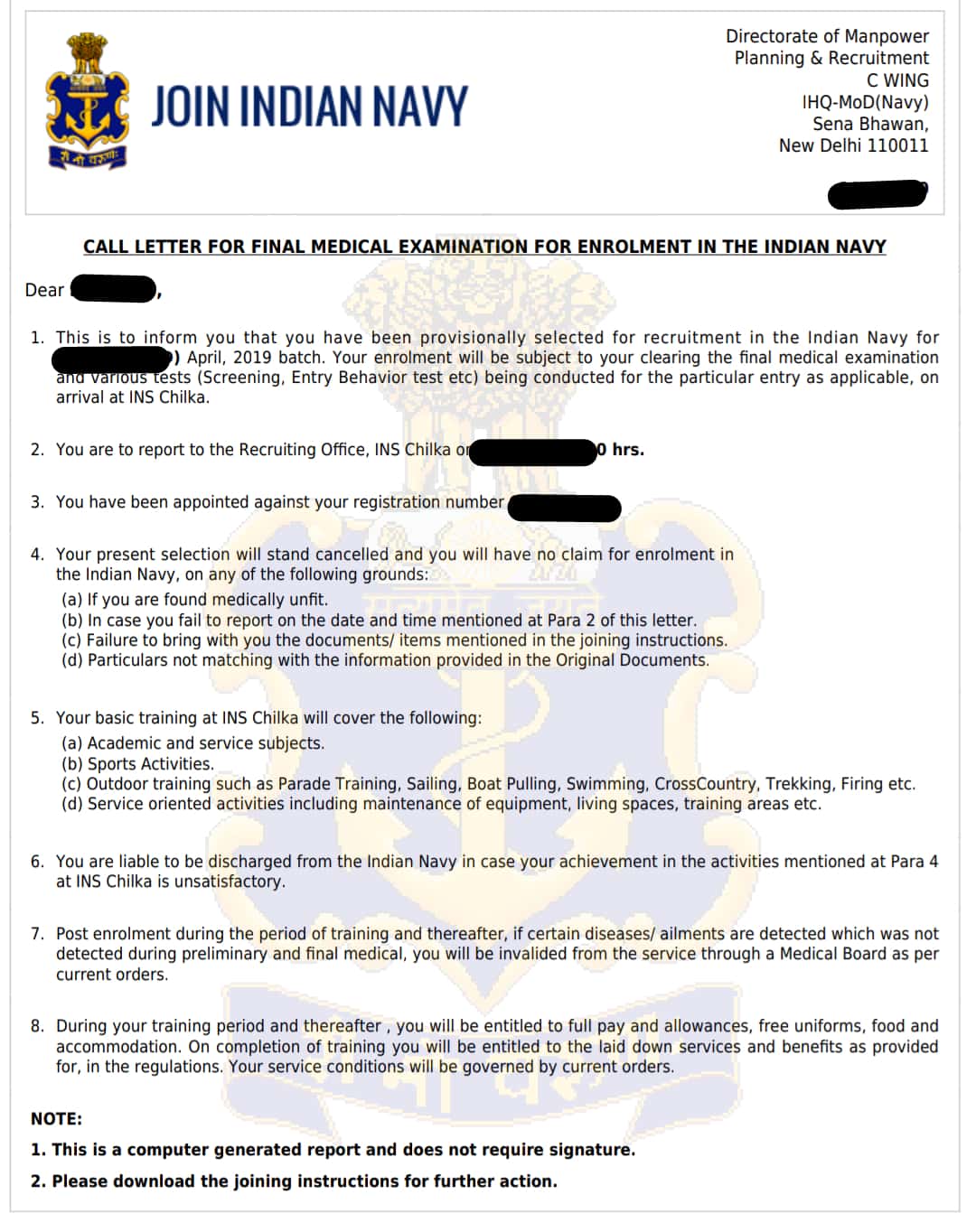 Join Indian Defence - How to Apply Online Application Help: Indian Navy ...