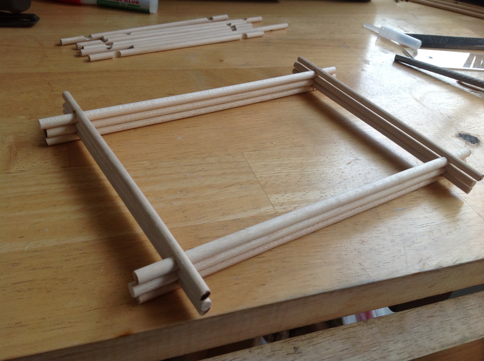 DIY Scale Models: Day 1: Scale wooden log cabin project