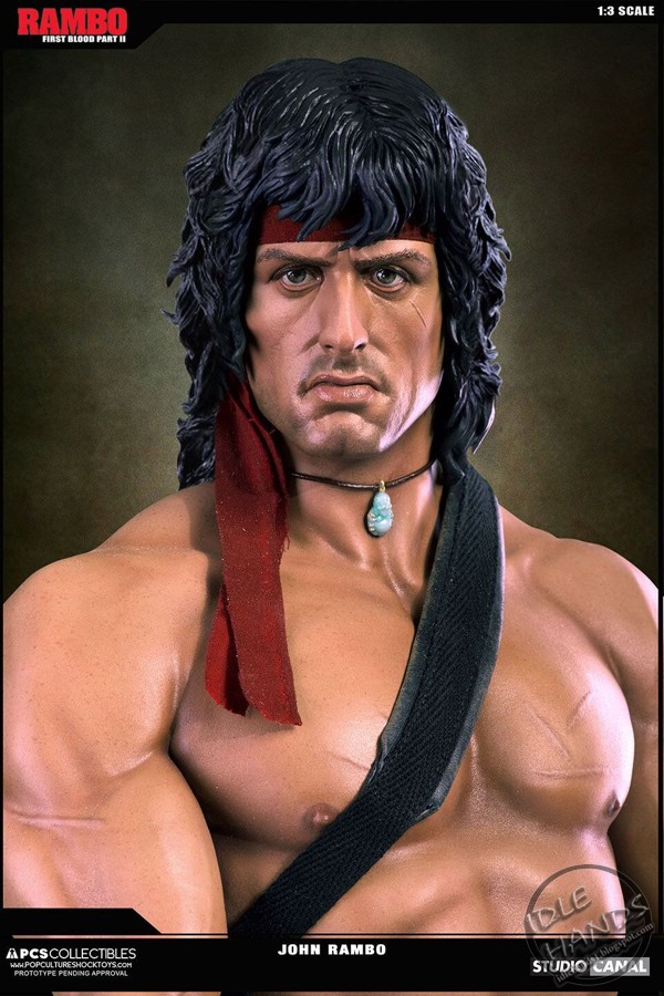 Idle Hands: Pop Culture Shock Collectibles' RAMBO 1:3 Scale Statue