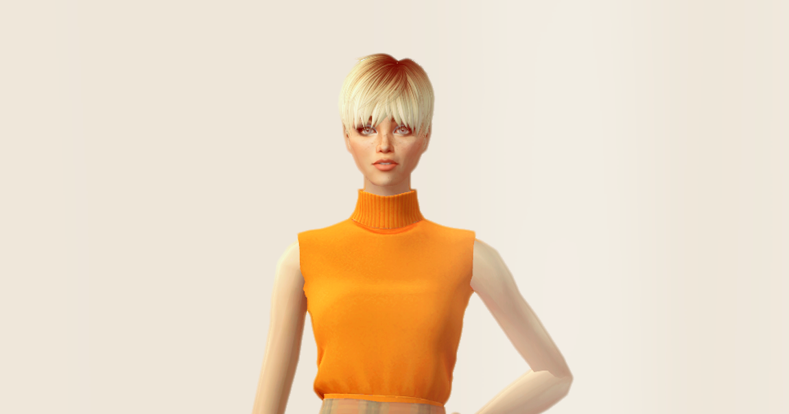 Always Sims: Serenity Mai Pants & Turtleneck Sleeveless Top 4t2 - AF