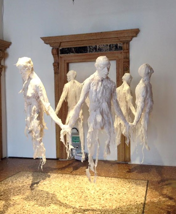 bensozia: Something Strange: Plastic Bag Sculptures by Khalil Chishtee