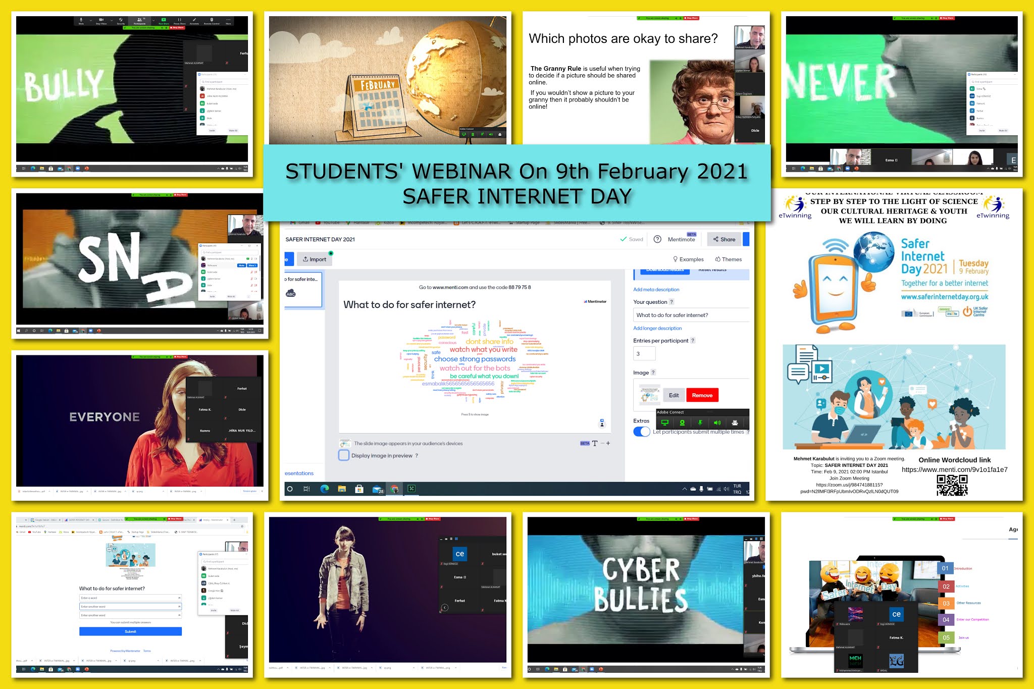 Our International Virtual Class: Students' Webinars