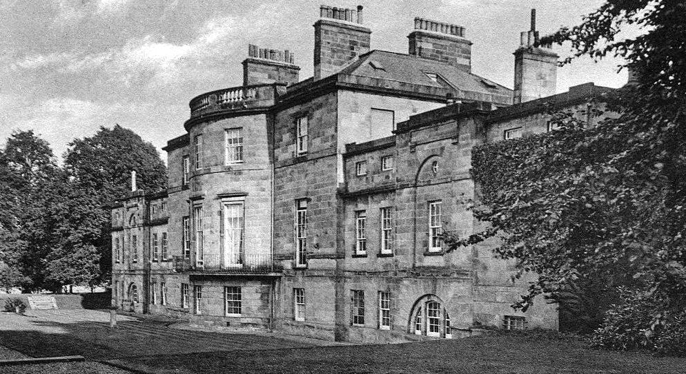 Tour Scotland: Old Photograph Colinton House Edinburgh Scotland