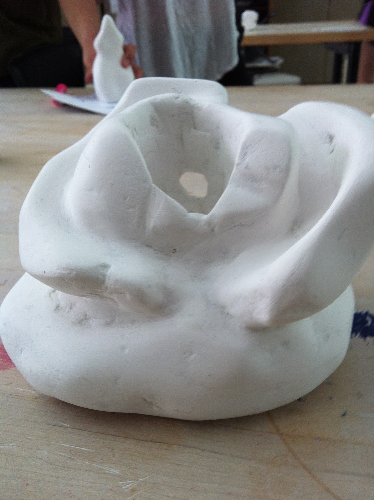 Ethan's Photos and Art: Plaster Sculpture!