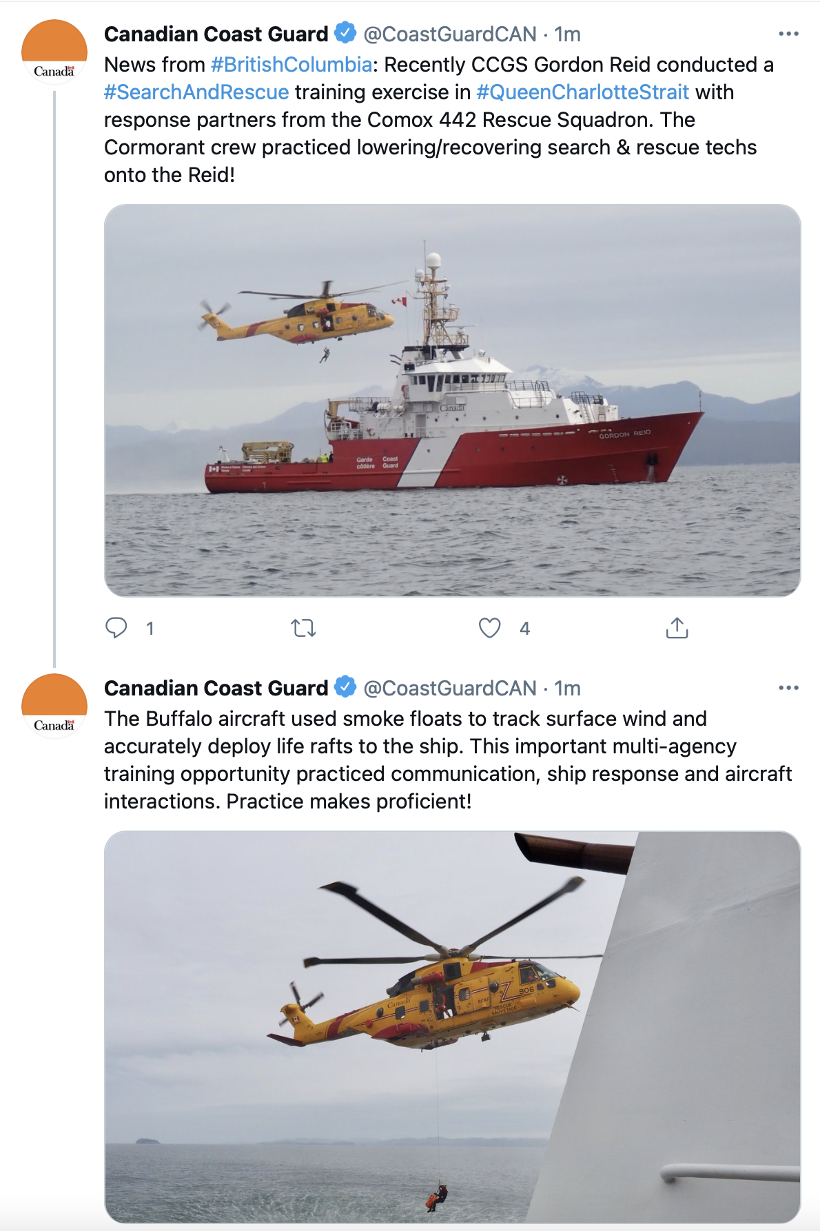 North Coast Review: Canadian Coast Guard keep skills sharp with North ...