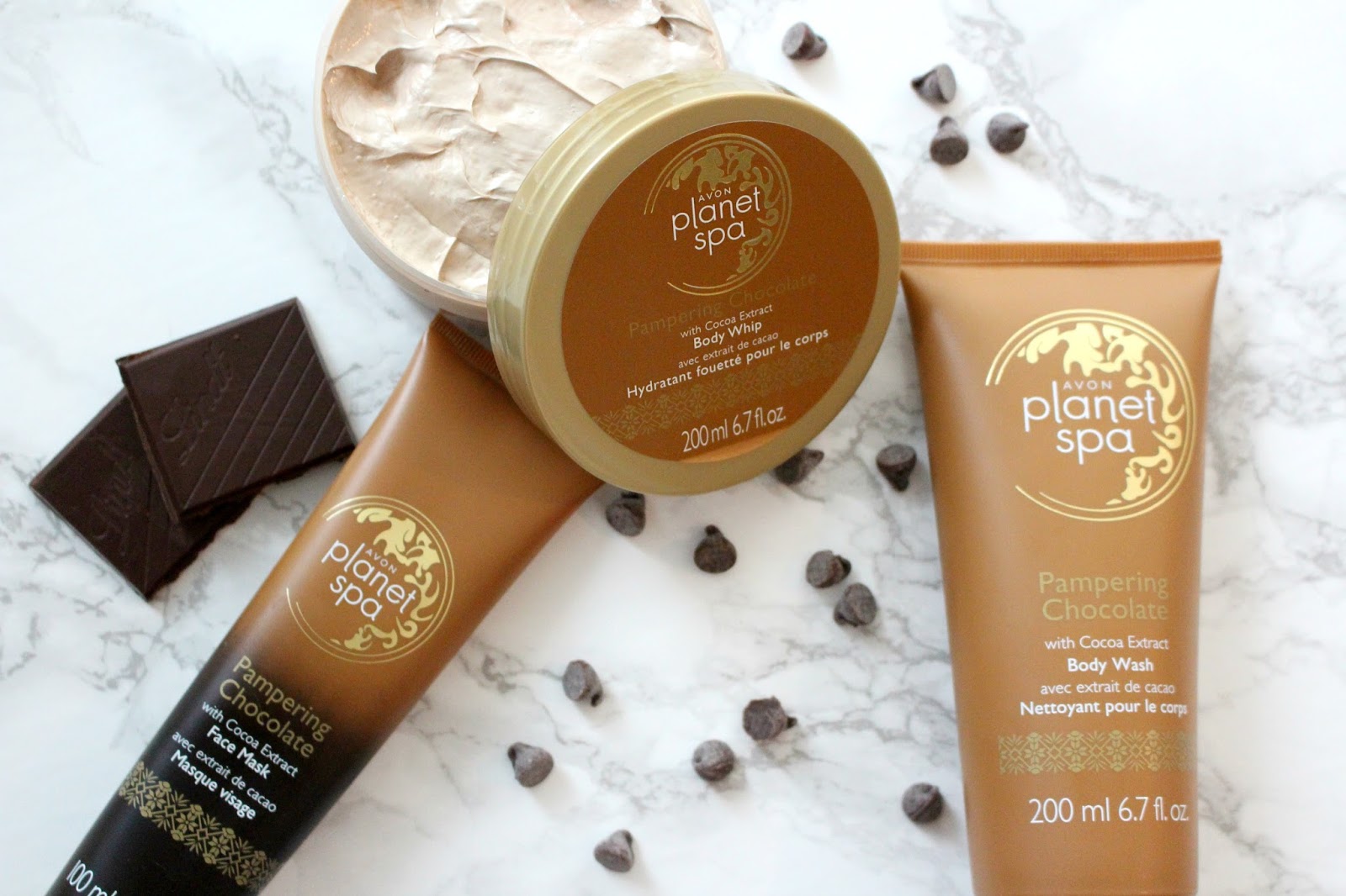 Samantha Jane: Avon Planet Spa Pampering Chocolate Bundle