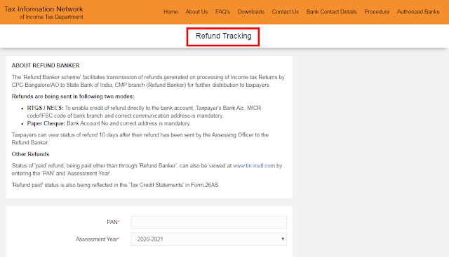 Check Income Tax Refund Status Online