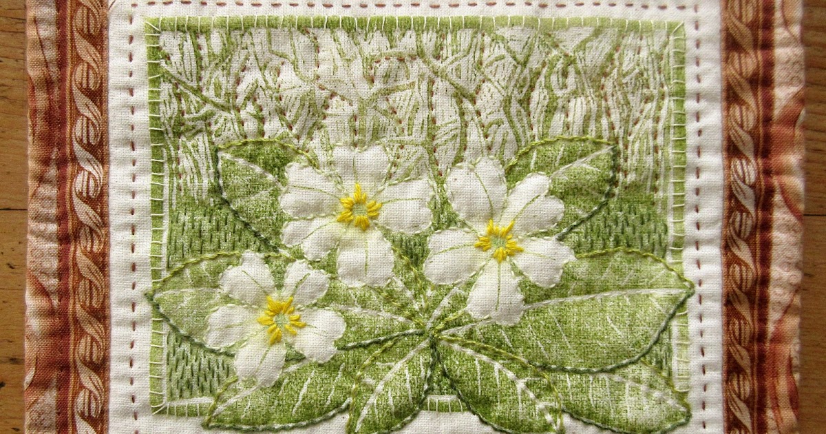 Sew Annie Sew: Springtime Primroses - lino printing