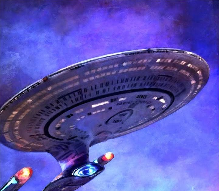 The Trek Collective: New Bye Bye Robot starship art from Cliff Cramp