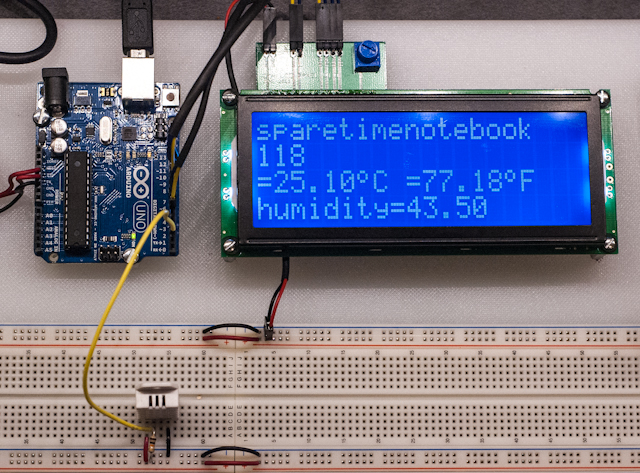 Spare Time Notebook: Using the RHT03 temperature and humidity sensor