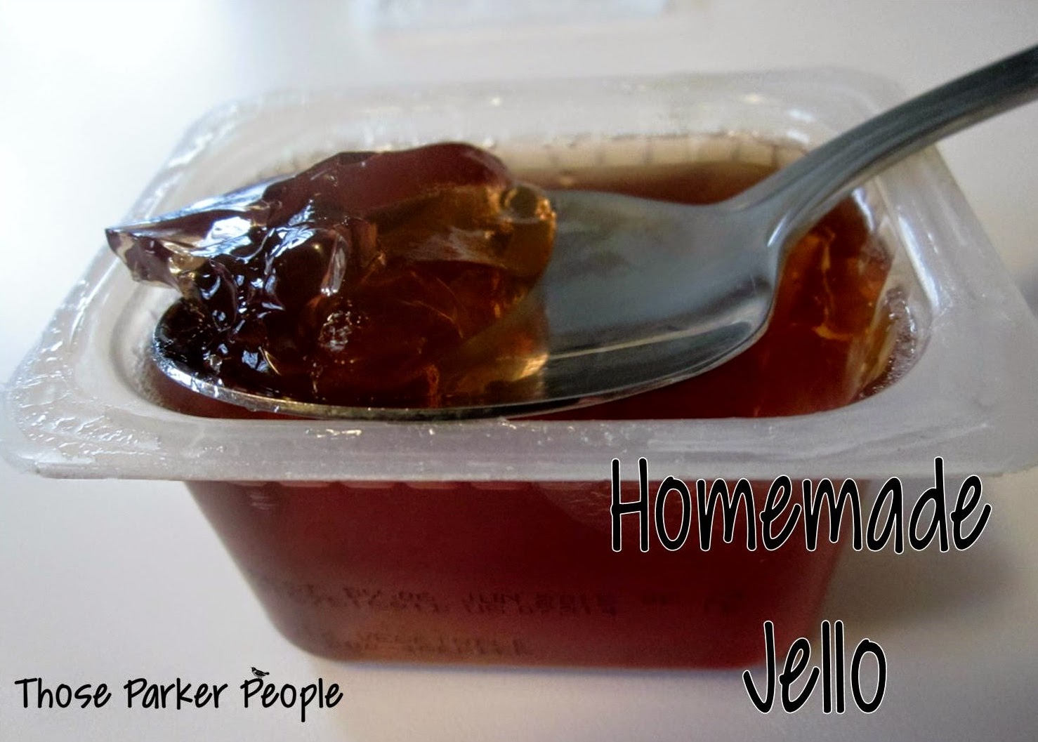 Those Parker People: Super yummy jello cups? Yes please!