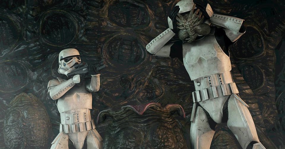 JIMSMASH ! ! !: ALIENS VS STORMTROOPERS