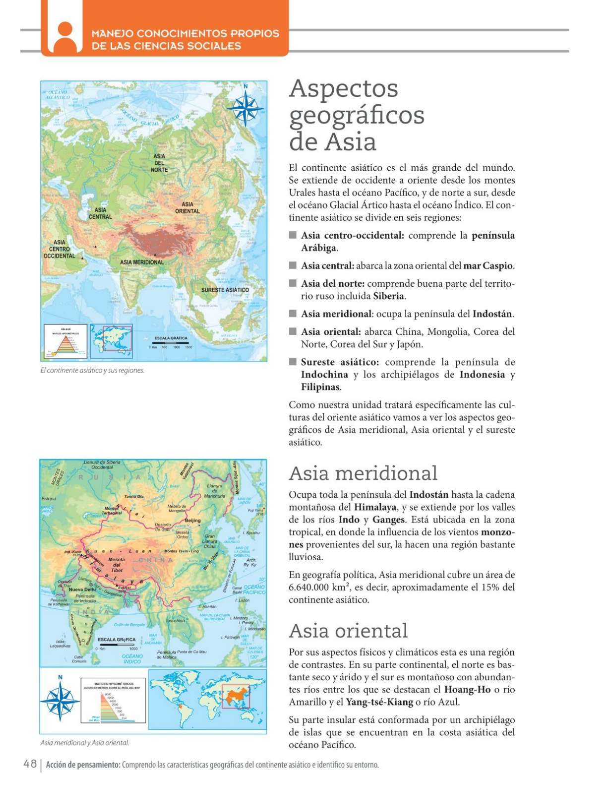 Ciencias sociales grados sextos IECPSB B/manga: ASPECTOS GEOGRÁFICOS DE ...
