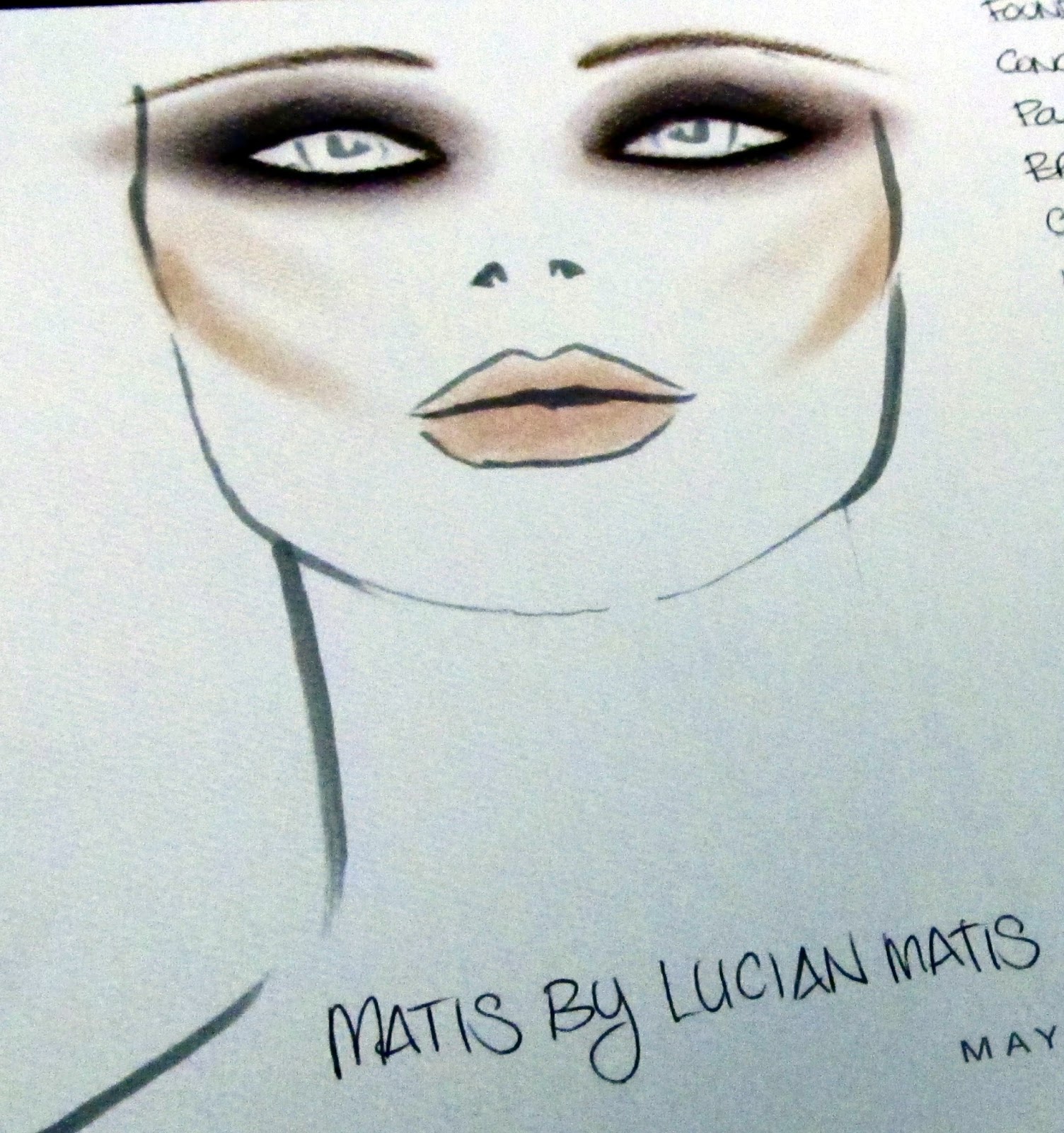 MATIS by Lucian Matis Fall 2013: backstage beauty | Beauty Parler
