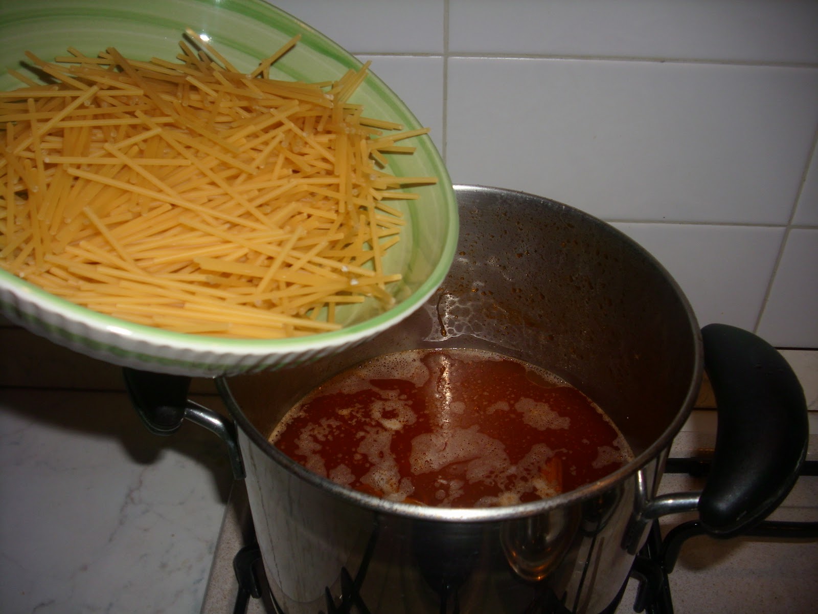 PASTA CON IL BRODO DI CARNE da la buffetta su Akkiapparicette