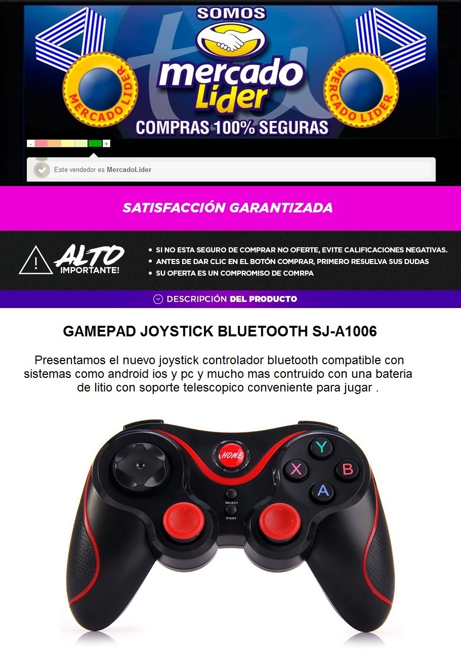 CELULARES ORIGINALES: jostick gamepad