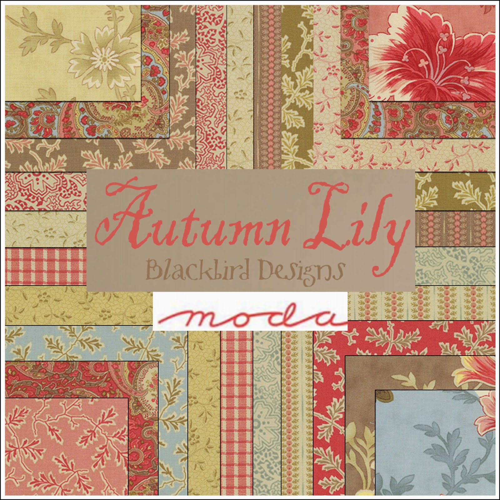 Crazy Quilt Girl Fabric Shop: Moda AUTUMN LILY Fabric