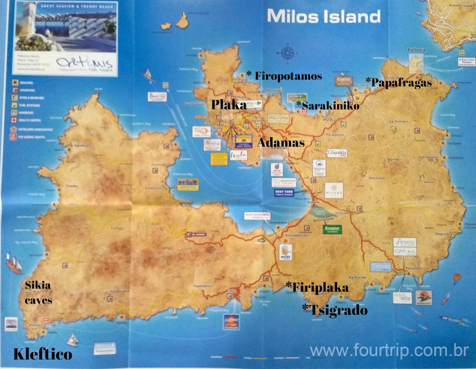 ILHA DE MILOS, UMA DAS MAIS BELAS DA GRÉCIA. | Fourtrip