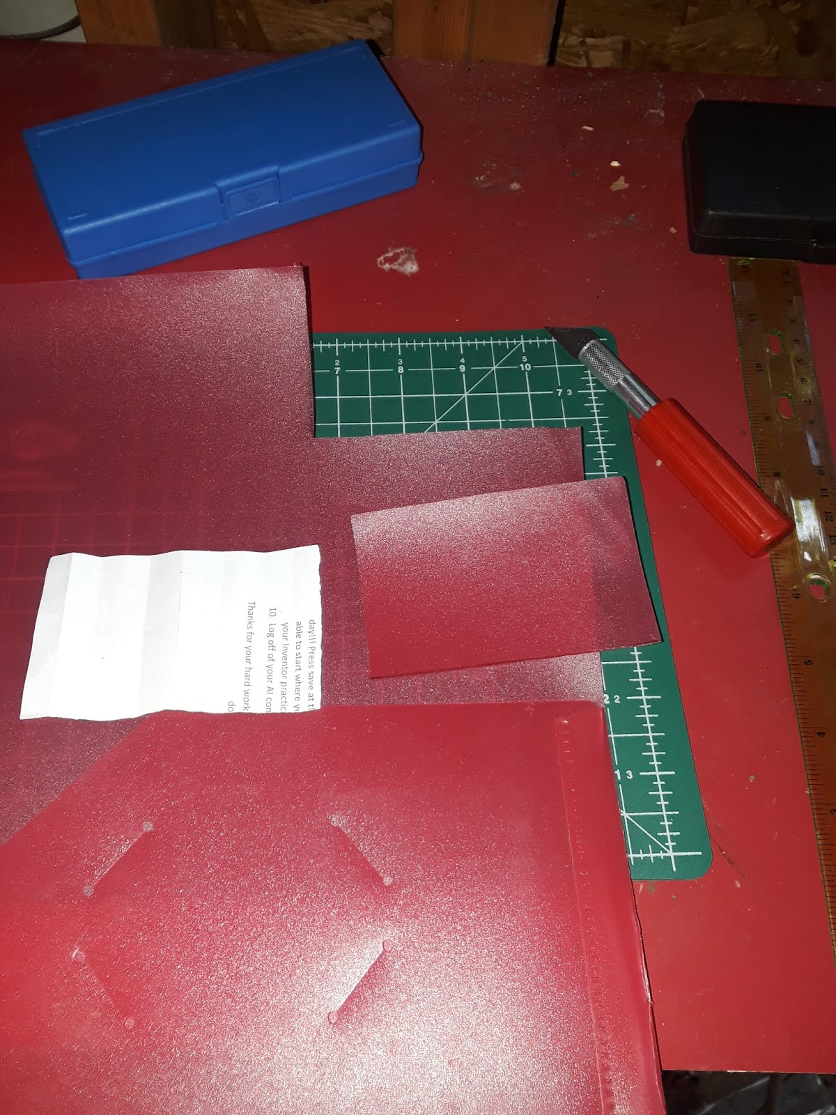 Plastic Origami Field Use Microtome