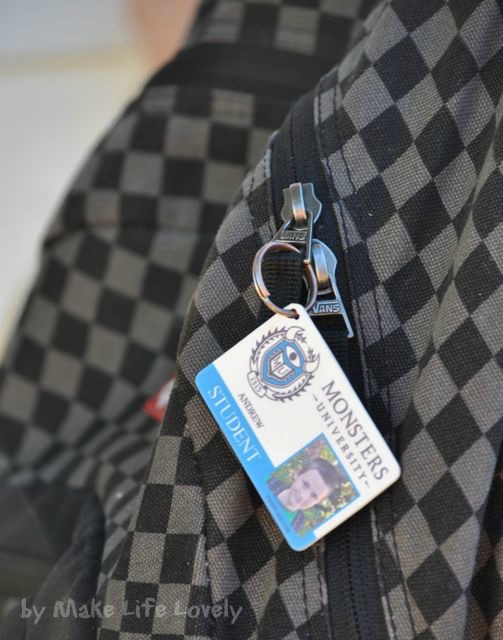 How to Make a Monsters University ID Card