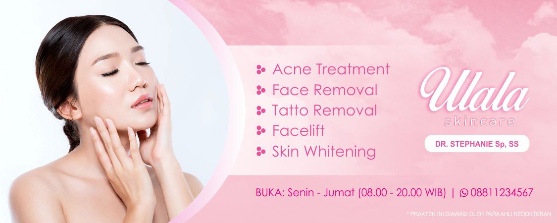 Contoh Banner Skin Care Vektor CDR - Masvian