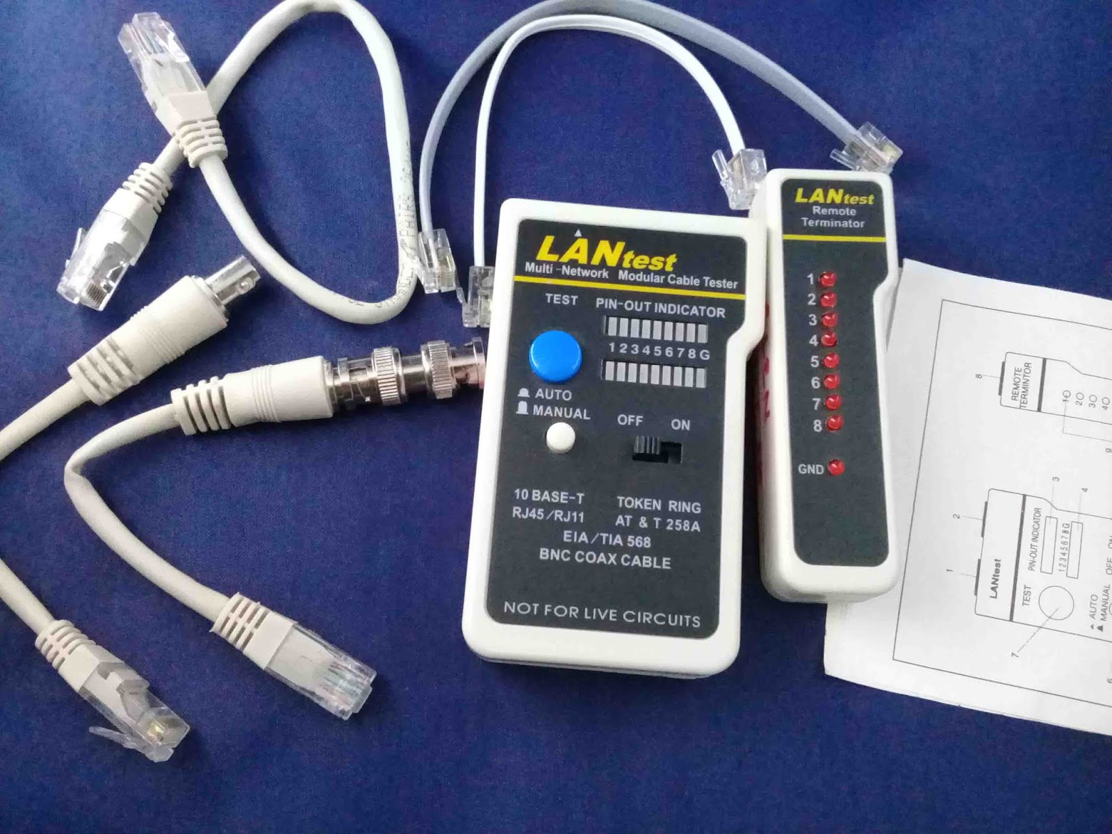 Through The SQL: LANtest Cable Tester Review