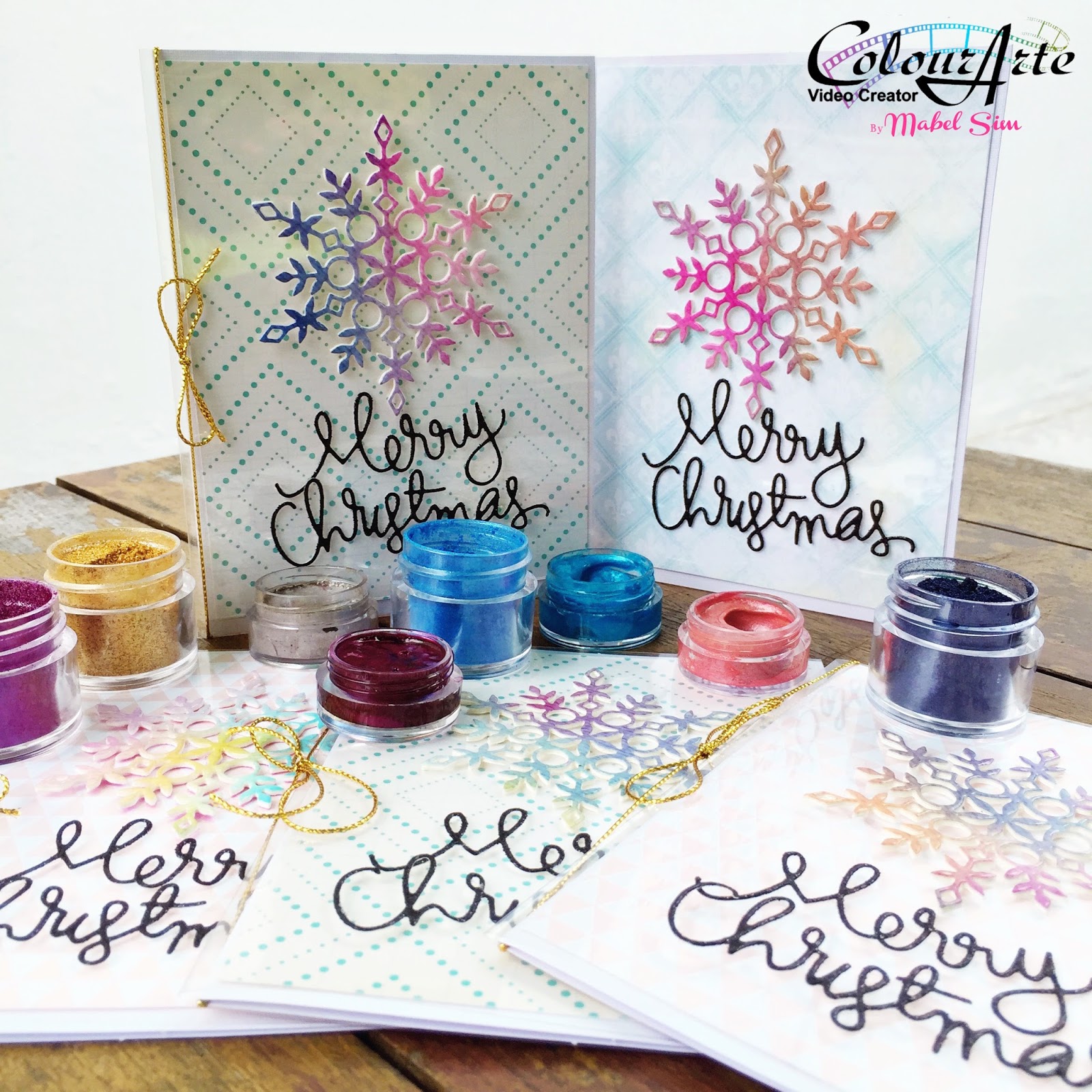 The Craftminded: VIDEO TUTORIAL: Quick and Simple Christmas Snowflake Card