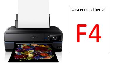 Cara Print Full Kertas F4 Pada Printer Cannon - Zona Pembelajar