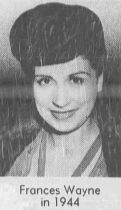 FROM THE VAULTS: Francis Wayne born 26 August 1924