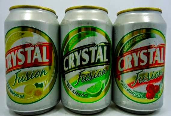 O Colecionador de Latas: Cerveja Crystal Fusion - Brasil