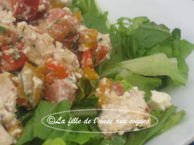La fille de l'anse aux coques: SALADE DE POULET GRILLÉ ET DE CHORIZO