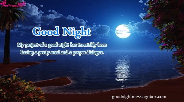 30+ Good Night Poems For Friends