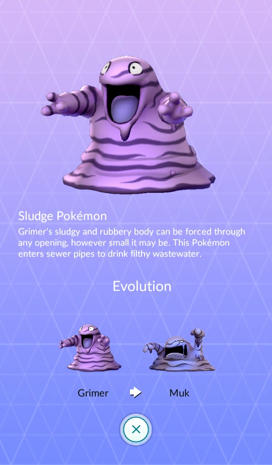 Pokemon Go: Sludge Evolution