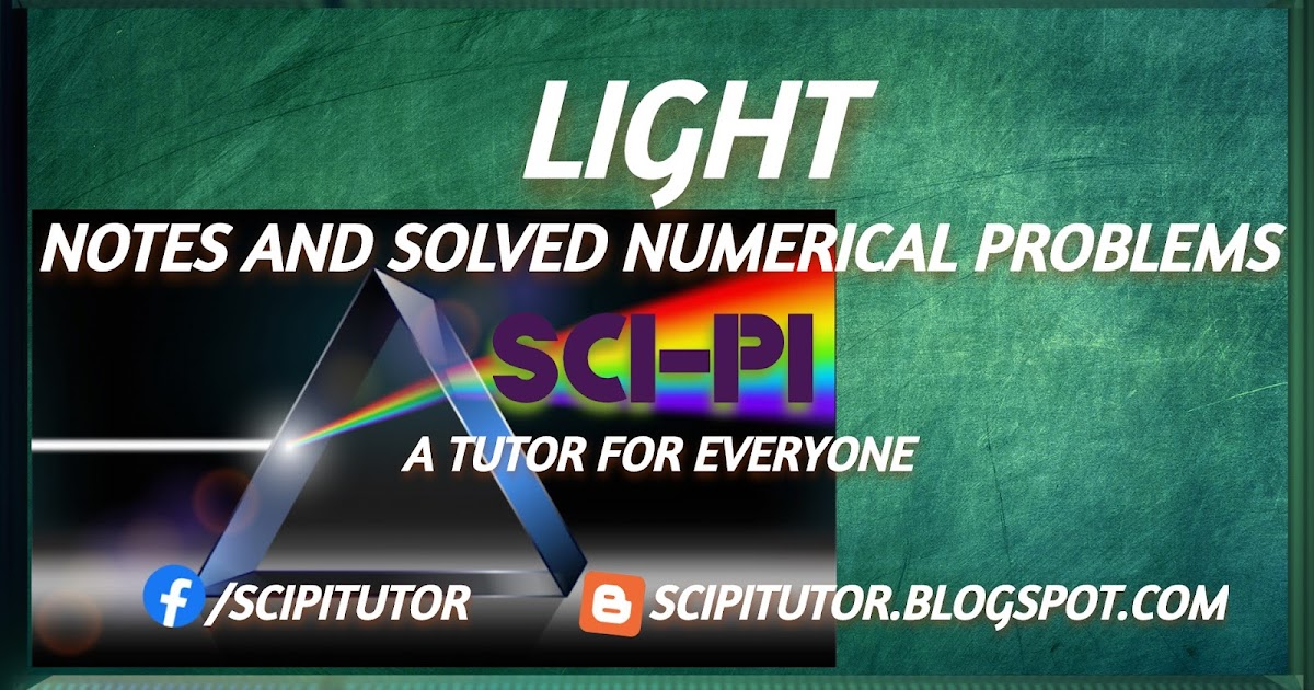 Light - Class 10 Science Notes and Solved Numerical Problems | Class 10 ...