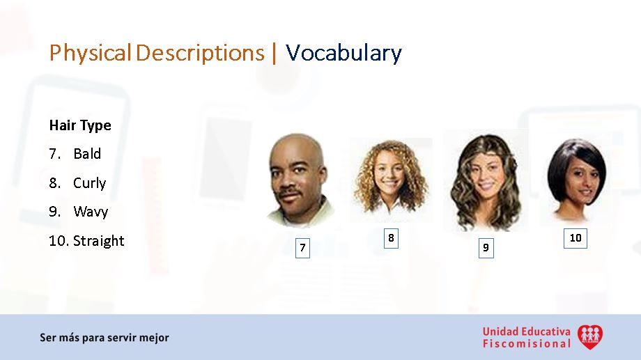 Physical Descriptions | Vocabulary