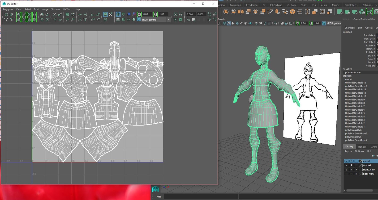 Dynamite Studio Winter Project: Character UVs